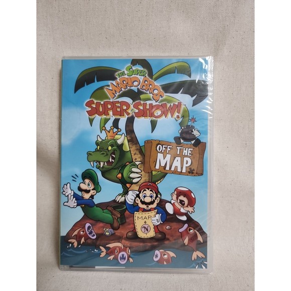 Media | Super Mario Bros Super Show Off The Map Dvd 209 Factory Sealed ...